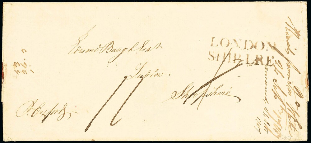 6 - Great Britain Postal History 1787 entire P. Oxford (a transatlan...