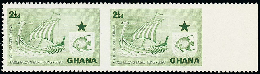 488 - Ghana 1957 (Dec.) Inauguration of Black Star Shipping Line 2½d....