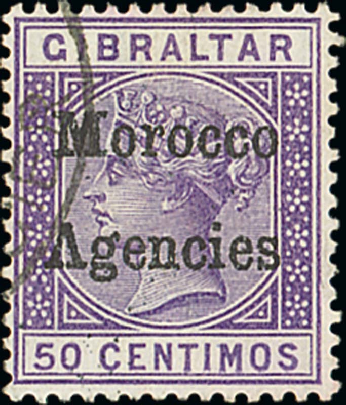2237 - Morocco Agencies Gibraltar Issues Overprinted 1898-1900 Issue 50...