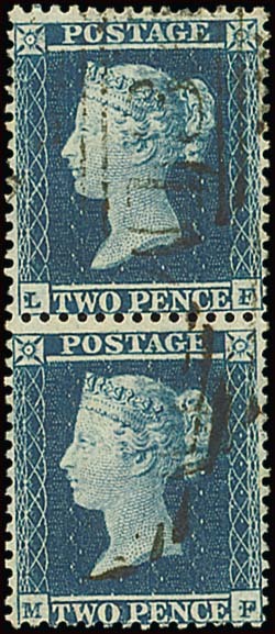 1821 - Great Britain 1854-57 Watermark Small Crown, Perforation 14 2d....