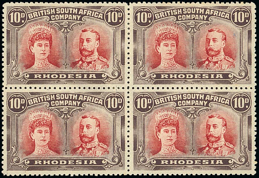 227 - 1910-13 Double Head Issue Issued Stamps Perforated 14 Ten Pence...
