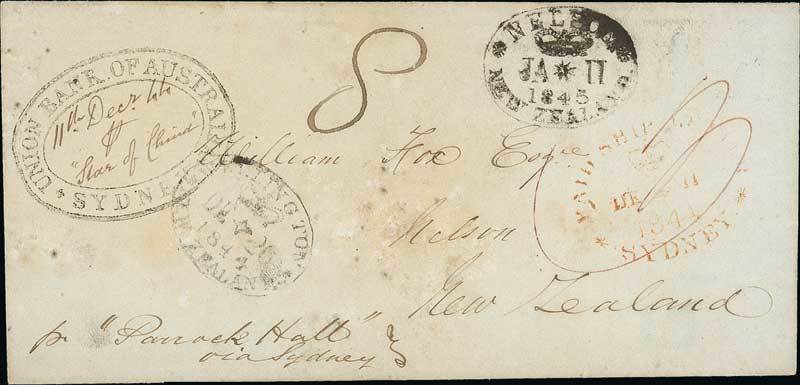 2233 - New Zealand Instructional Mail Markings Despatch Markings Applie...