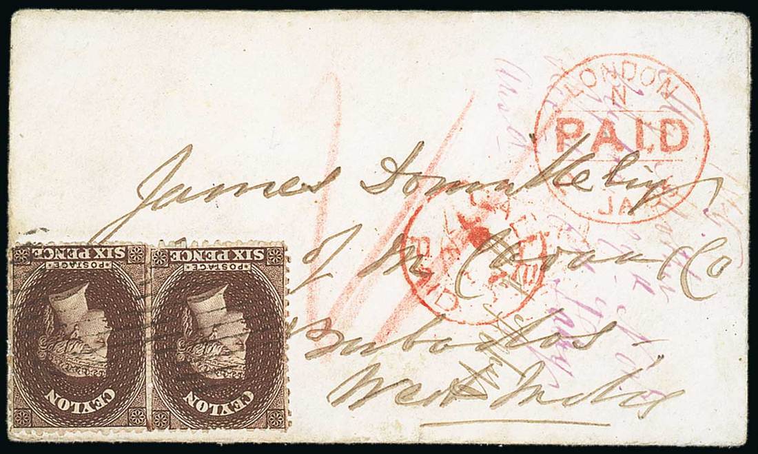 1296 - 1863-66 Watermark Crown CC, medium thin and slightly soft paper...