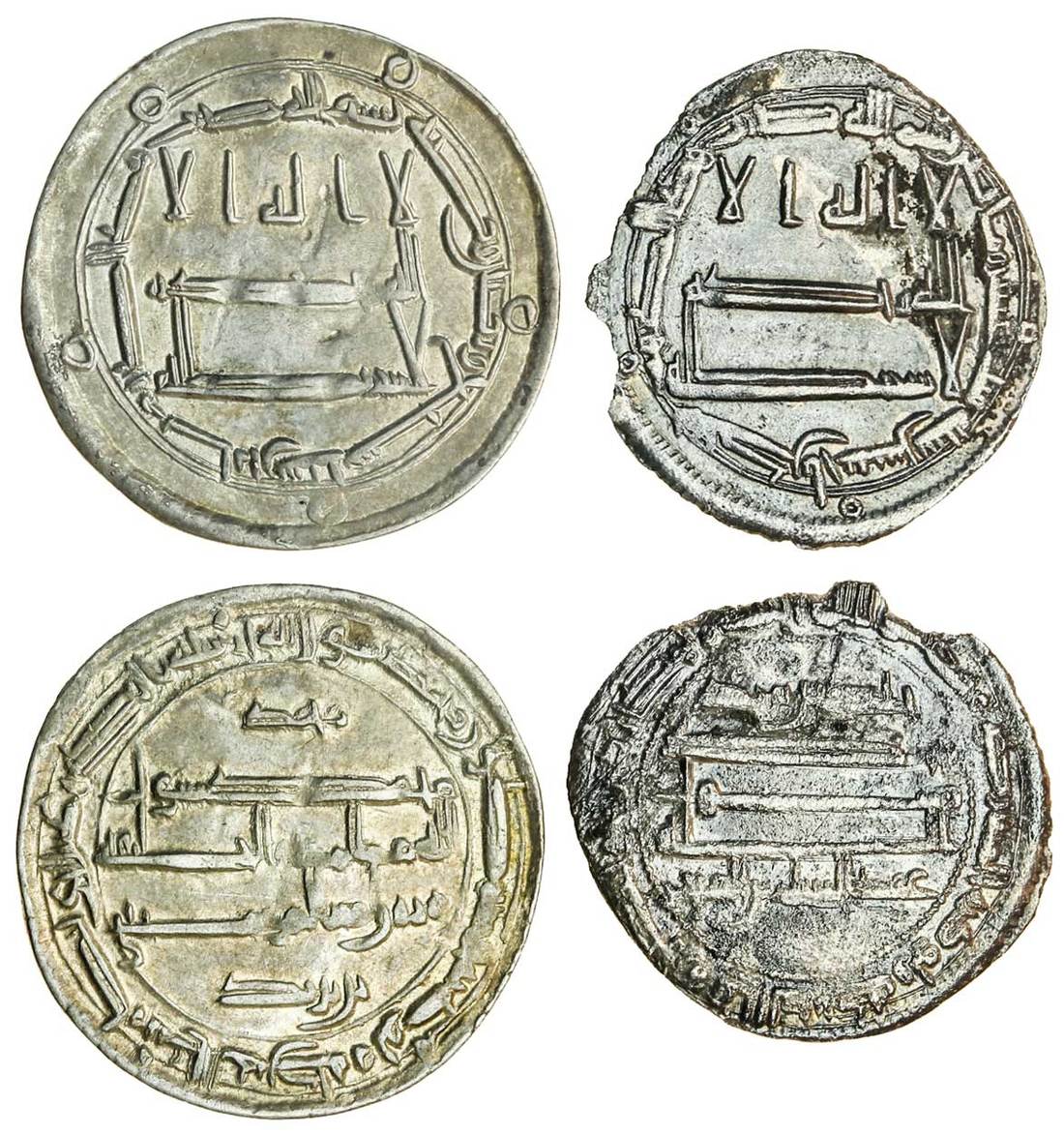 120 Abbasid Dynasty Dirhams 2 Arran AH187 Naming Harun As Cali 120 Abbasid Dynasty Dirhams 2 Arran AH187 Naming Harun As Cali