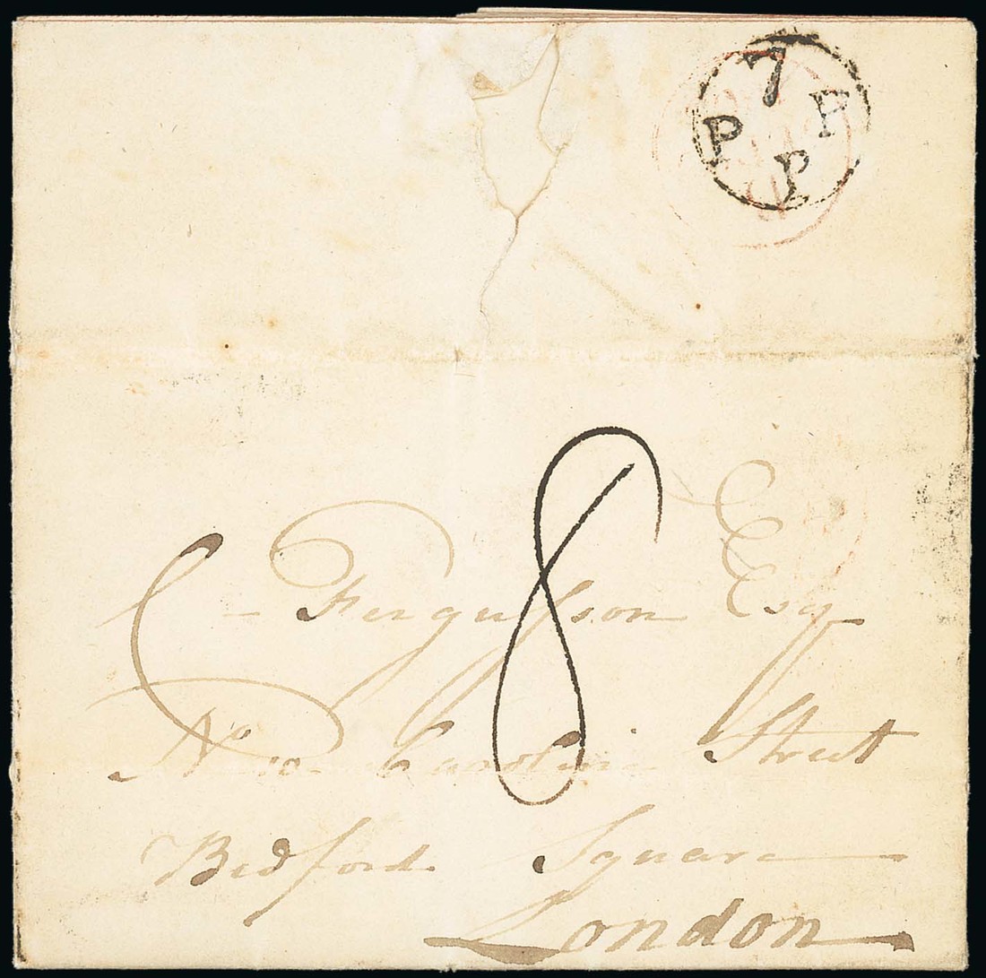 2077 - Great Britain Postal History 1803 (23 Sept.), entire letter to L...