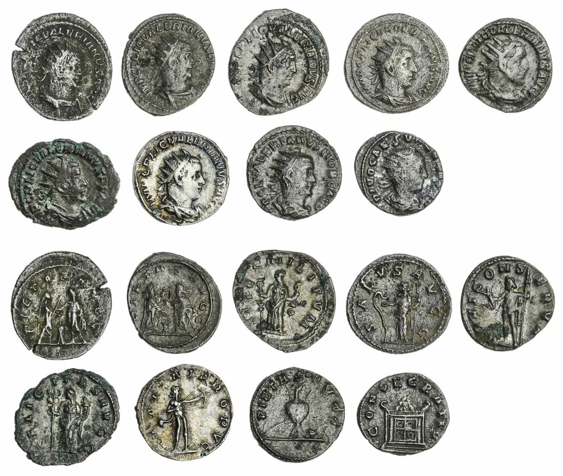 2633 - The Hardcastle Collection | Roman Empire, Valerian (253-260), AR...