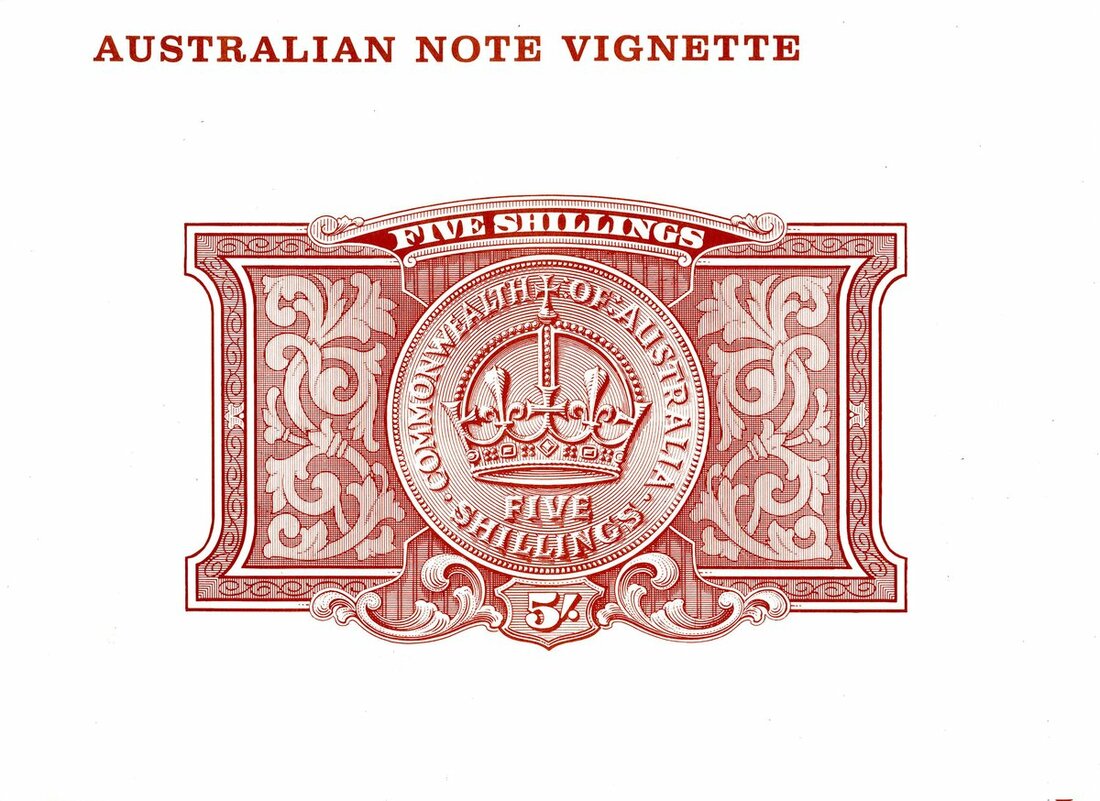 1034 - Australia, the unissued five shilling note of 1946, (Pick unlist...