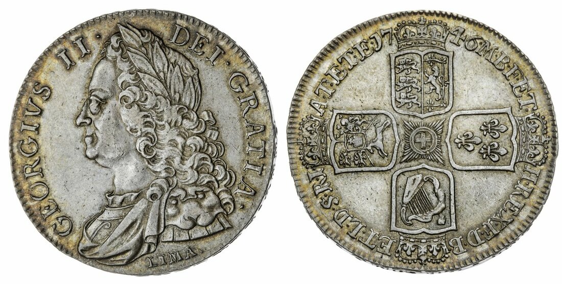 5187 - The Eccles Collection | George II (1727-1760), LIMA Crown, 1746...