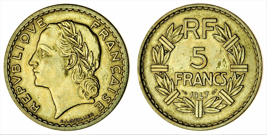 314 - France, Fourth Republic (1946-58), Pattern 5-Francs, 1947, by A...