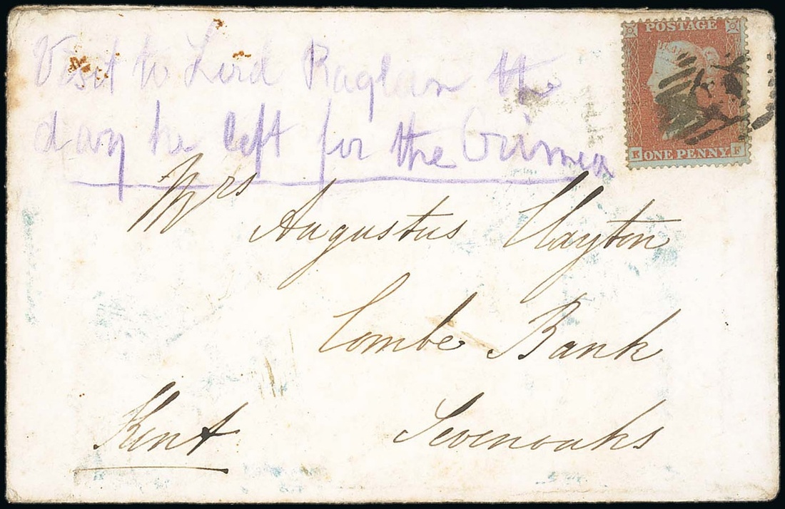 66 Great Britain Postal History 1854 11 April Envelope From Londo 