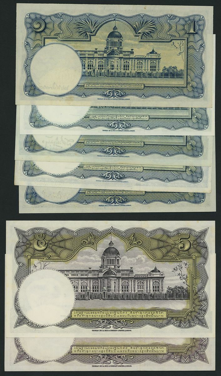 1750 - Thailand, thirty one assorted satang notes, various denomination...