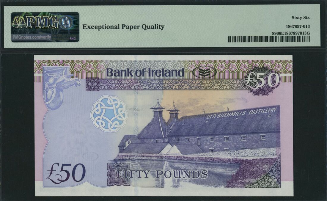 350 - Bank of Ireland, Northern Ireland, [Top Pop] £50, 1st January 20...