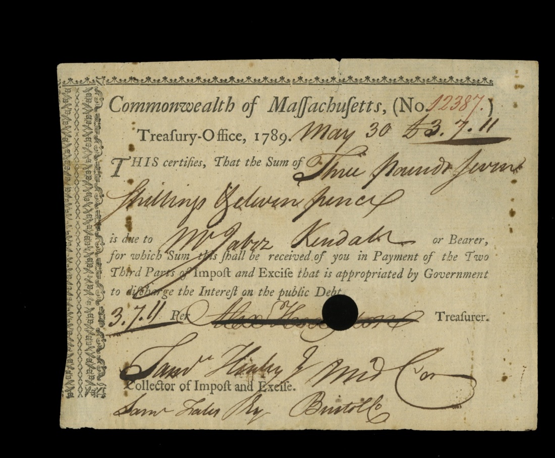 292 - Commonwealth of Massachusetts. Treasury-Office Forms. May 30, 17...