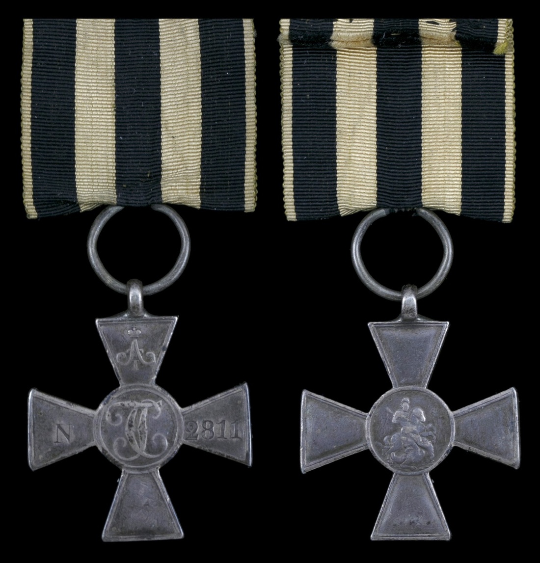 331 - Russia. St. George Cross for Prussian Allies, 1839-1840 (Badge o...