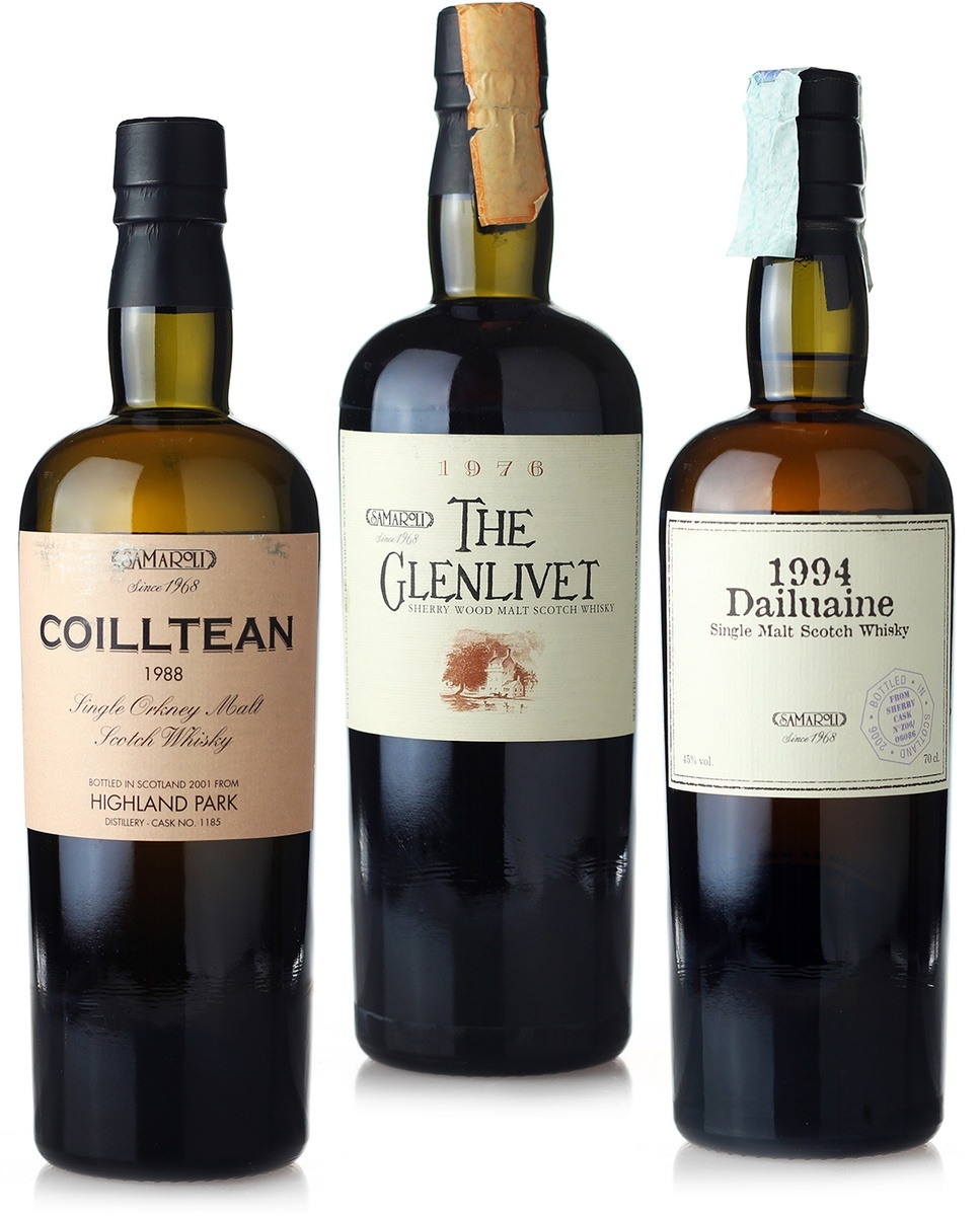 81 Glenlivet 1976 Highland Park 1988 Dailuaine 1994 Samaroli S 81 Glenlivet 1976 Highland Park 1988 Dailuaine 1994 Samaroli S