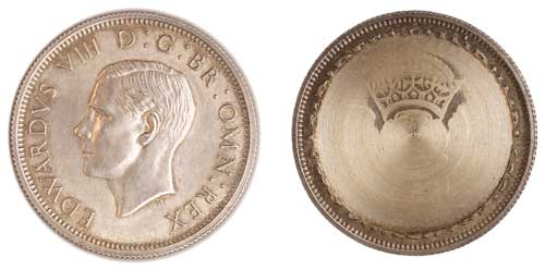 187 - Pattern Silver Florin, undated (1937), by T.H. Paget for the Roy...