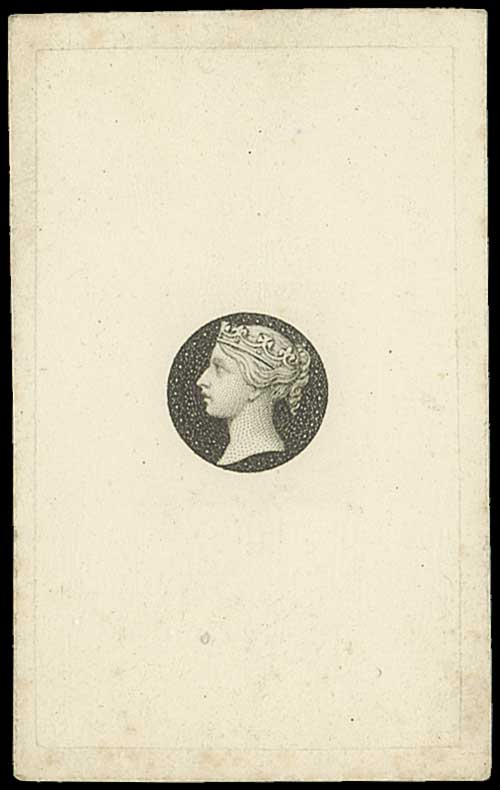 4 - Perkins, Bacon Die Proofs Progressive die proof of the Queens H...