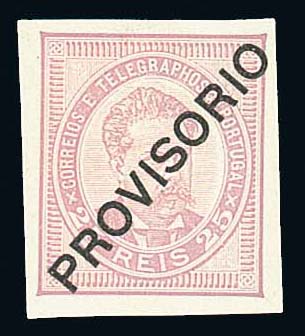2209 - Portugal King Luis 1887 25 Reis - Type XII 25r. violet, imperfor...
