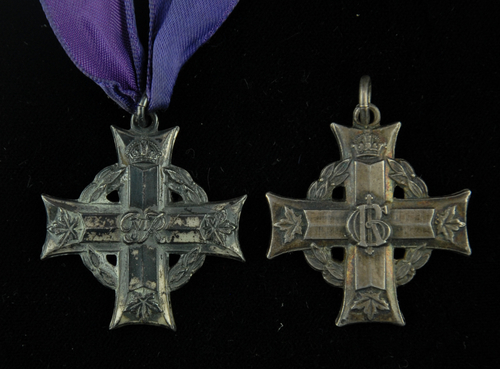 315 - Canadian Memorial Cross (2), G.V.R. (B.72598 Sgt. A.C. Wyatt); G...