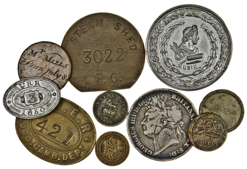 772 - A wide ranging collection of numismatic items (approx. 600), med...