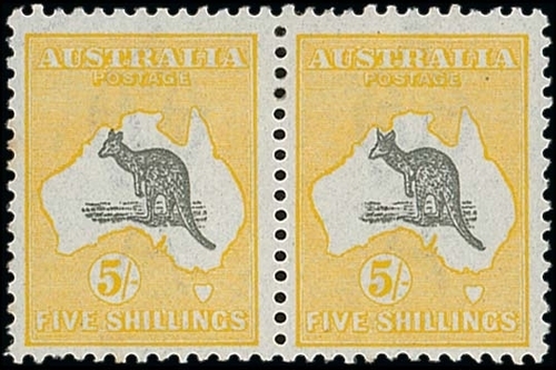 269 - AUSTRALIAN COMMONWEALTH Kangaroo Issued Stamps Third Watermark F...