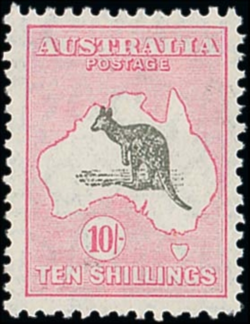 306 - AUSTRALIAN COMMONWEALTH Kangaroo Issued Stamps Small Multiple Wa...