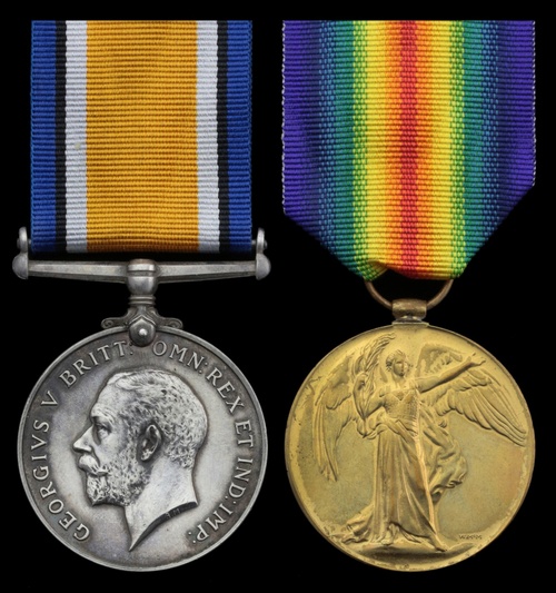 530 - Pair: Lance-Corporal A. J. Bacon, Royal Engineers British War a...