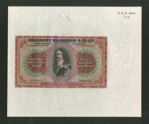 1020 - Bradbury Wilkinson, proof