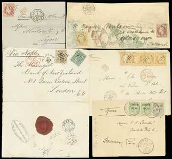 1456 - China Foreign Post Offices French Post Office 1881 (22 Feb.) ope...