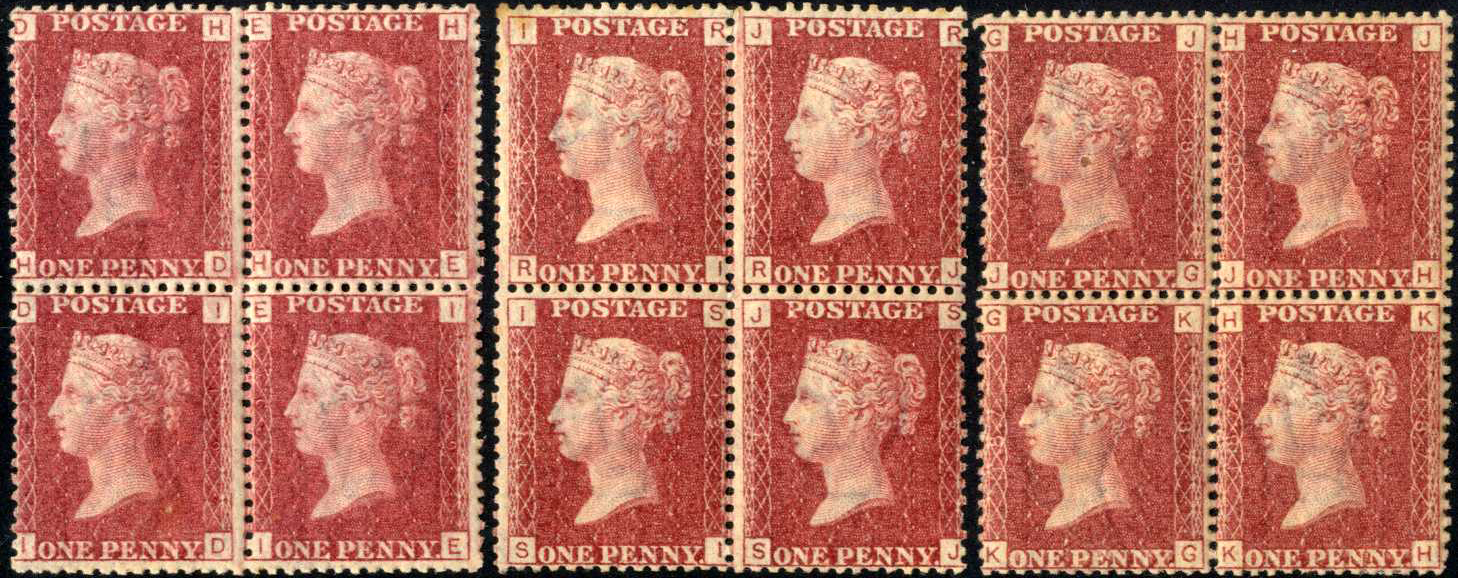 125 - Great Britain Line-Engraved Issues Officially Perforated Issues...