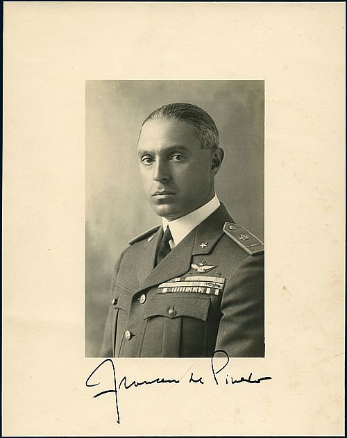 192 - 1927 ca. Due fotografie originali di Francesco De Pinedo (cm 15,...